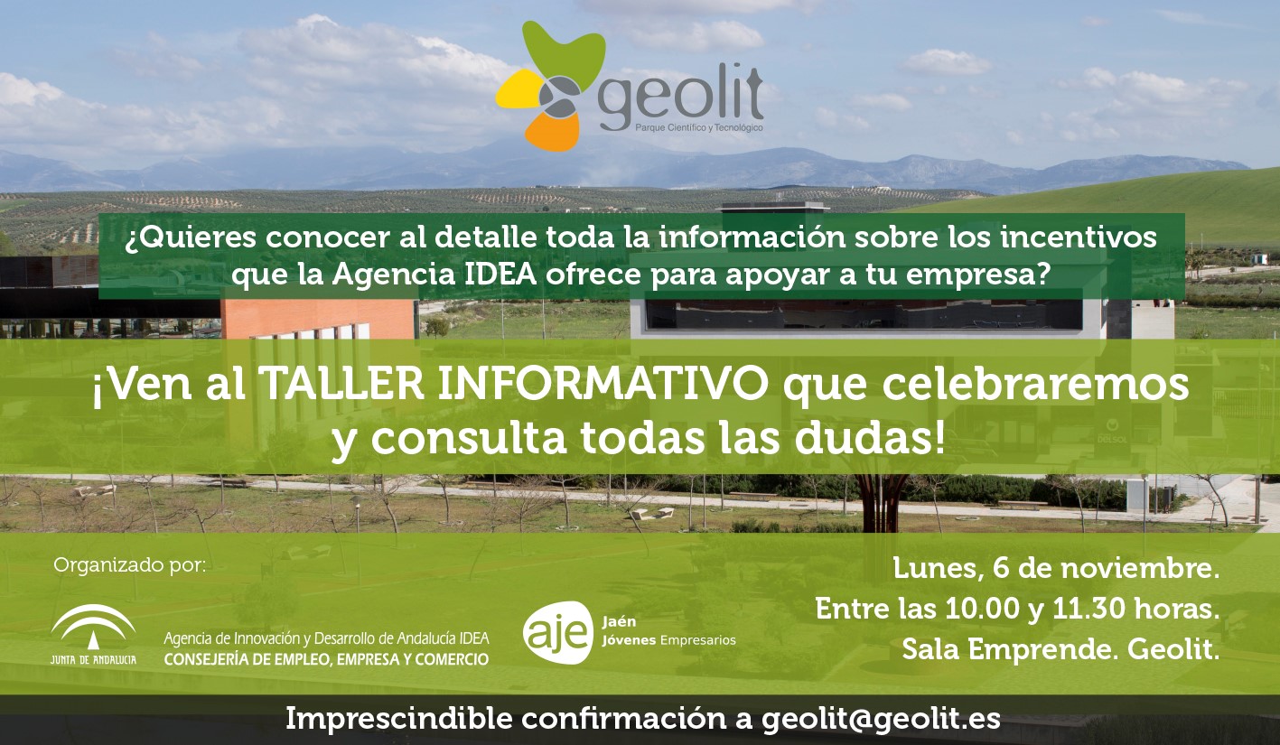 Taller informativo sobre los incentivos de la Agencia IDEA - AJE Jaén